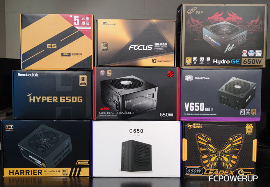 650W金牌全模组电源横评 - 哔哩哔哩