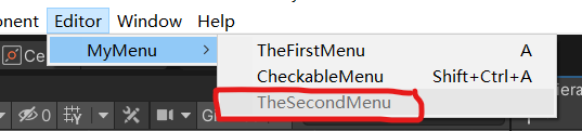 Unity编辑器扩展基本功能：MenuItem（在Unity主菜单中添加自定义子菜单） - 哔哩哔哩