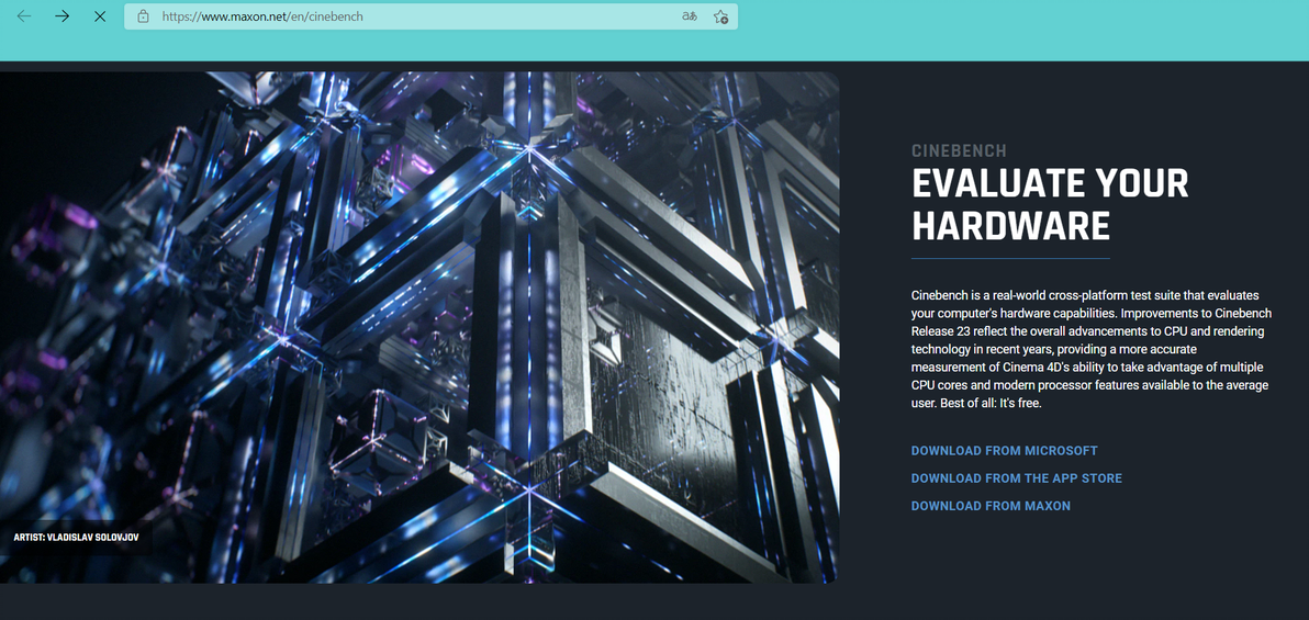 如何下载最新版Cinebench - 哔哩哔哩