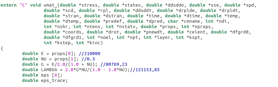Win + Linux ABAQUS UMAT / DEBUG - 哔哩哔哩