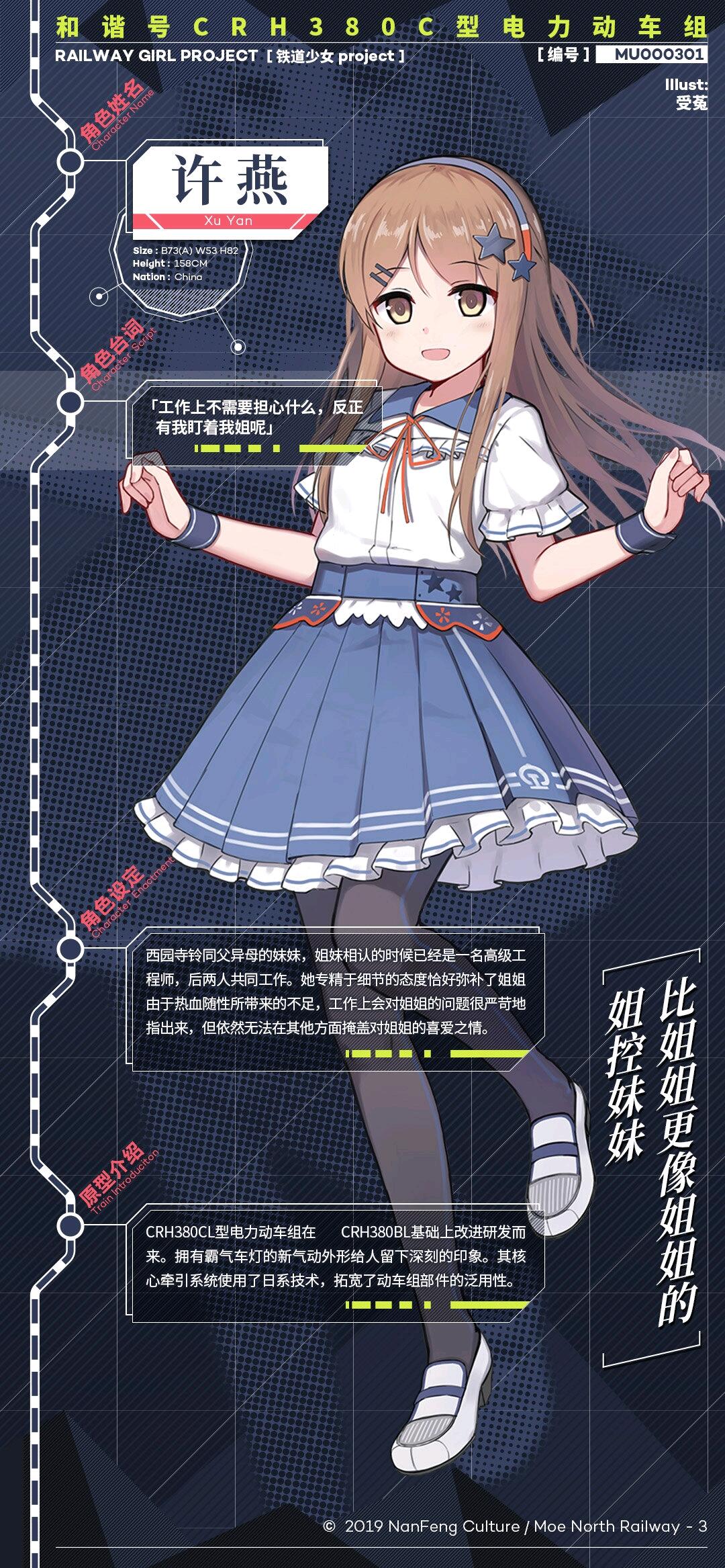 铁道少女project 人物角色介绍图总计（闲的蛋疼）动车篇 - 哔哩哔哩