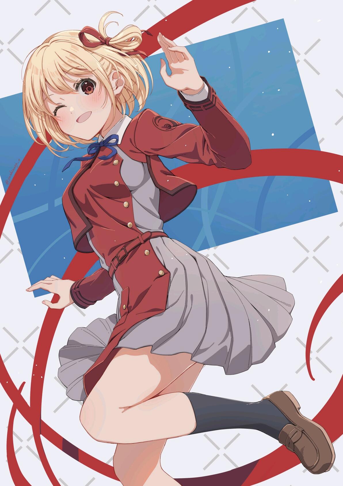 [Lycoris Recoil] 锦木千束 优质图片 - 哔哩哔哩