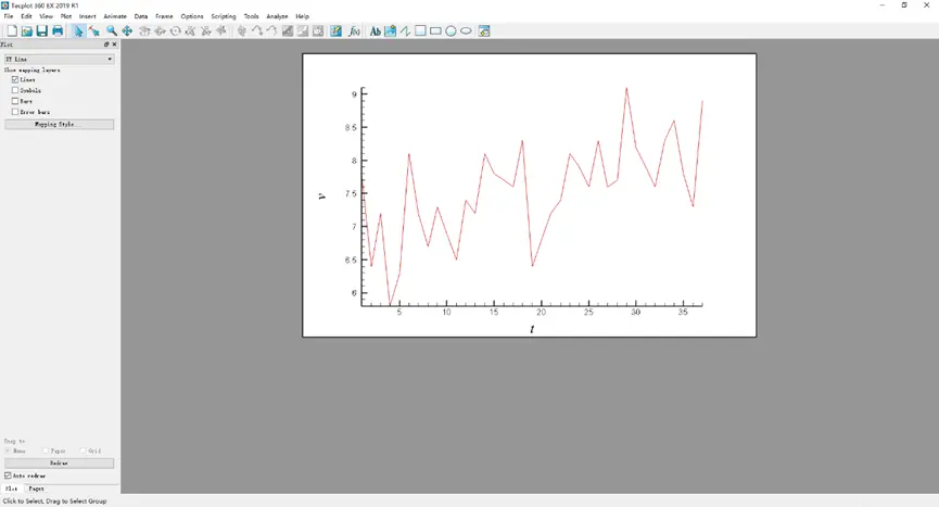 Tecplot科研绘图小技巧1：单曲线图的绘制 - 哔哩哔哩