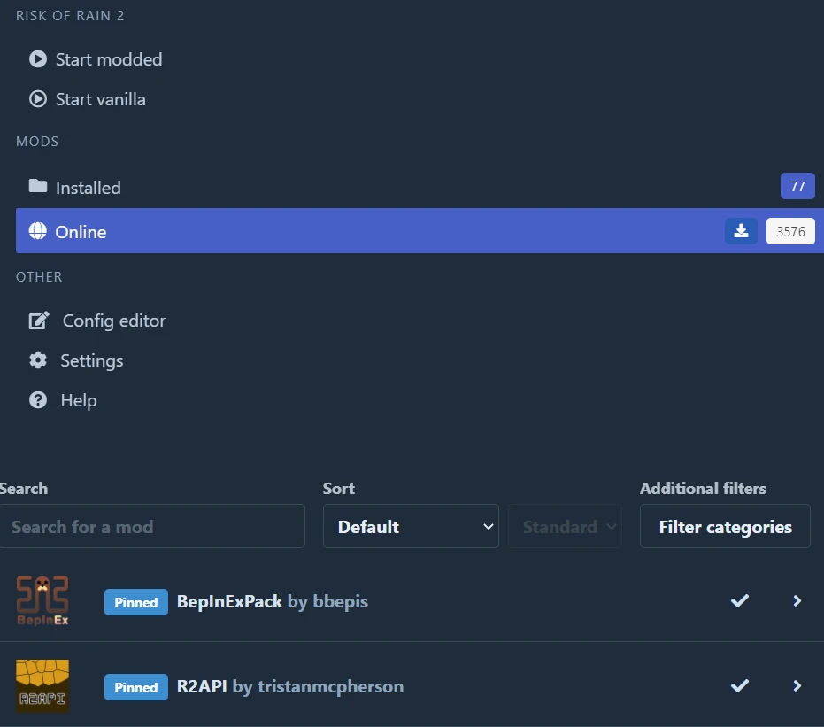 r2modman的使用教程 - 哔哩哔哩