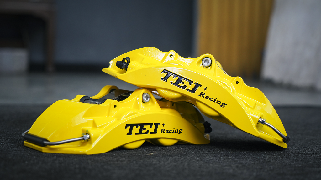 【十一代思域改装刹车案例】升级TEI P40NS+大四刹车套件 - 哔哩哔哩