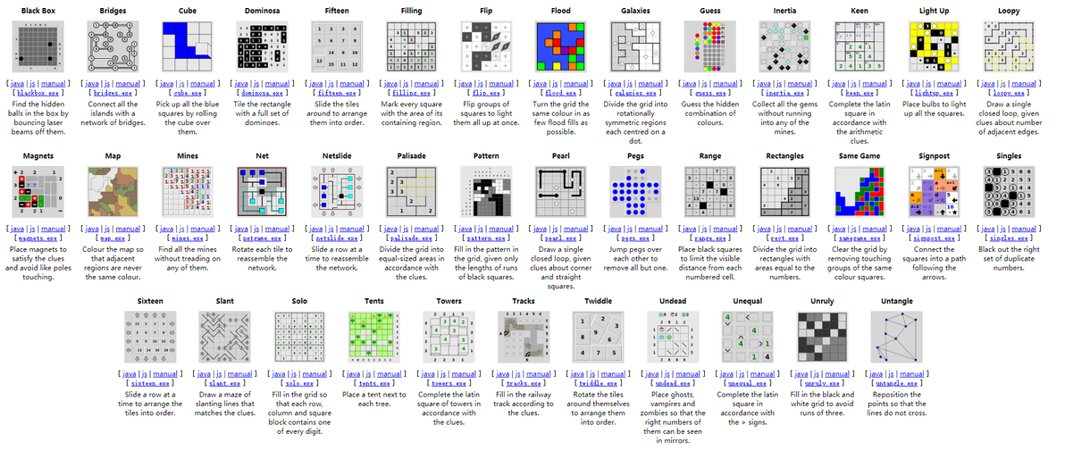 Simon Tatham's Portable Puzzle Collection - 哔哩哔哩