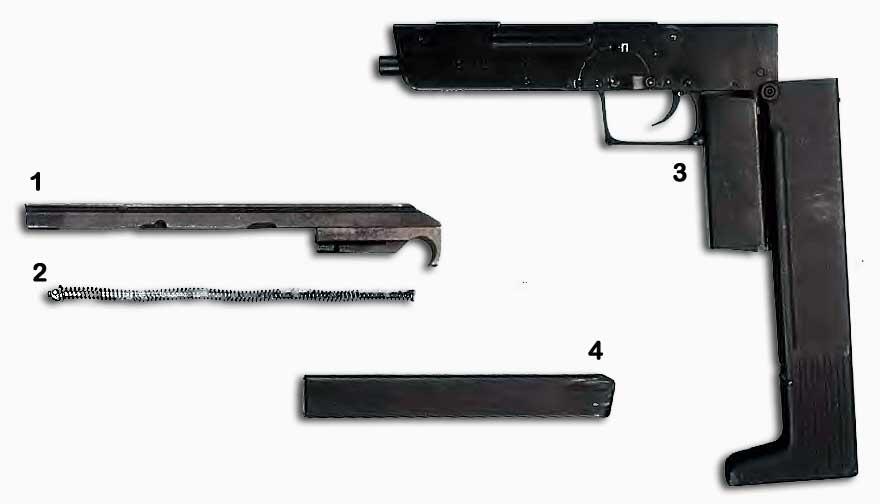 发射马卡洛夫手枪弹的折叠铁皮盒——苏制PP-90折叠式冲锋枪 - 哔哩哔哩