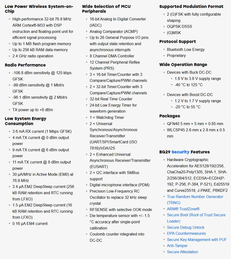 Silicon Labs推出向未来应用的BG29超小型蓝牙SoC，WLCSP封装仅占用2.6x2.8mm - 哔哩哔哩