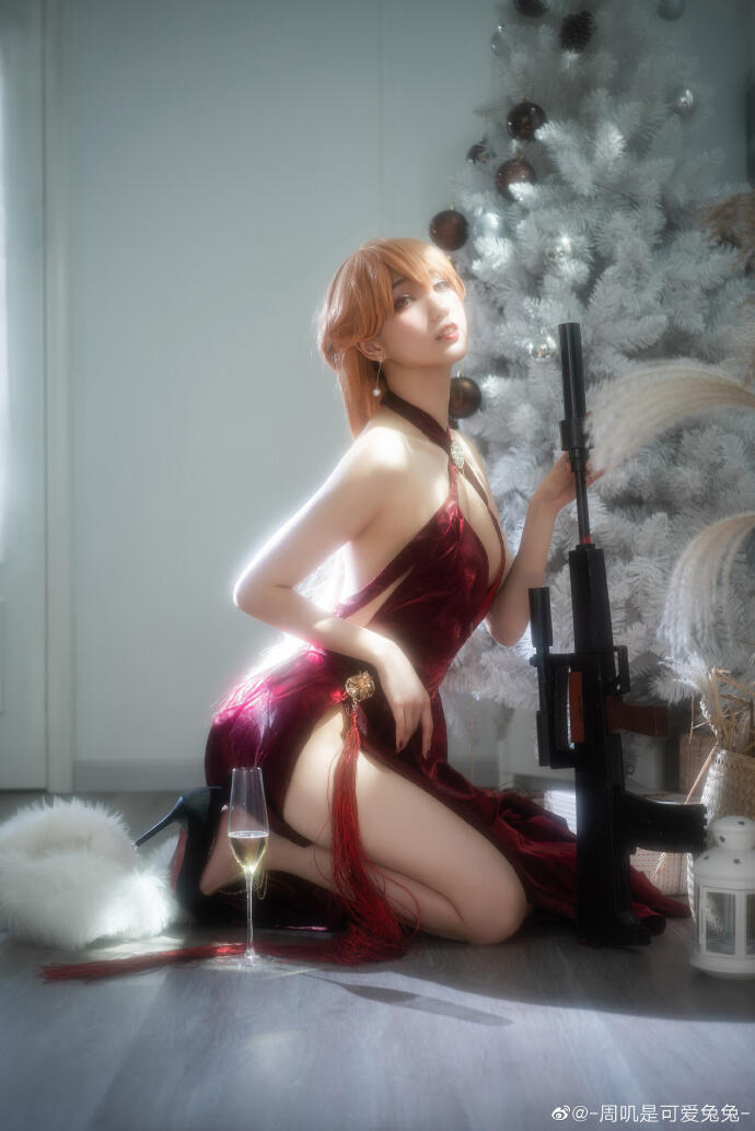 【COS正片】少女前线OTs-14闪电姐 晚宴的统治者cos cn周叽 - 哔哩哔哩