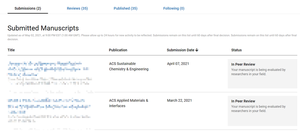 SCI投稿/ACS系列期刊投稿步骤 - 哔哩哔哩