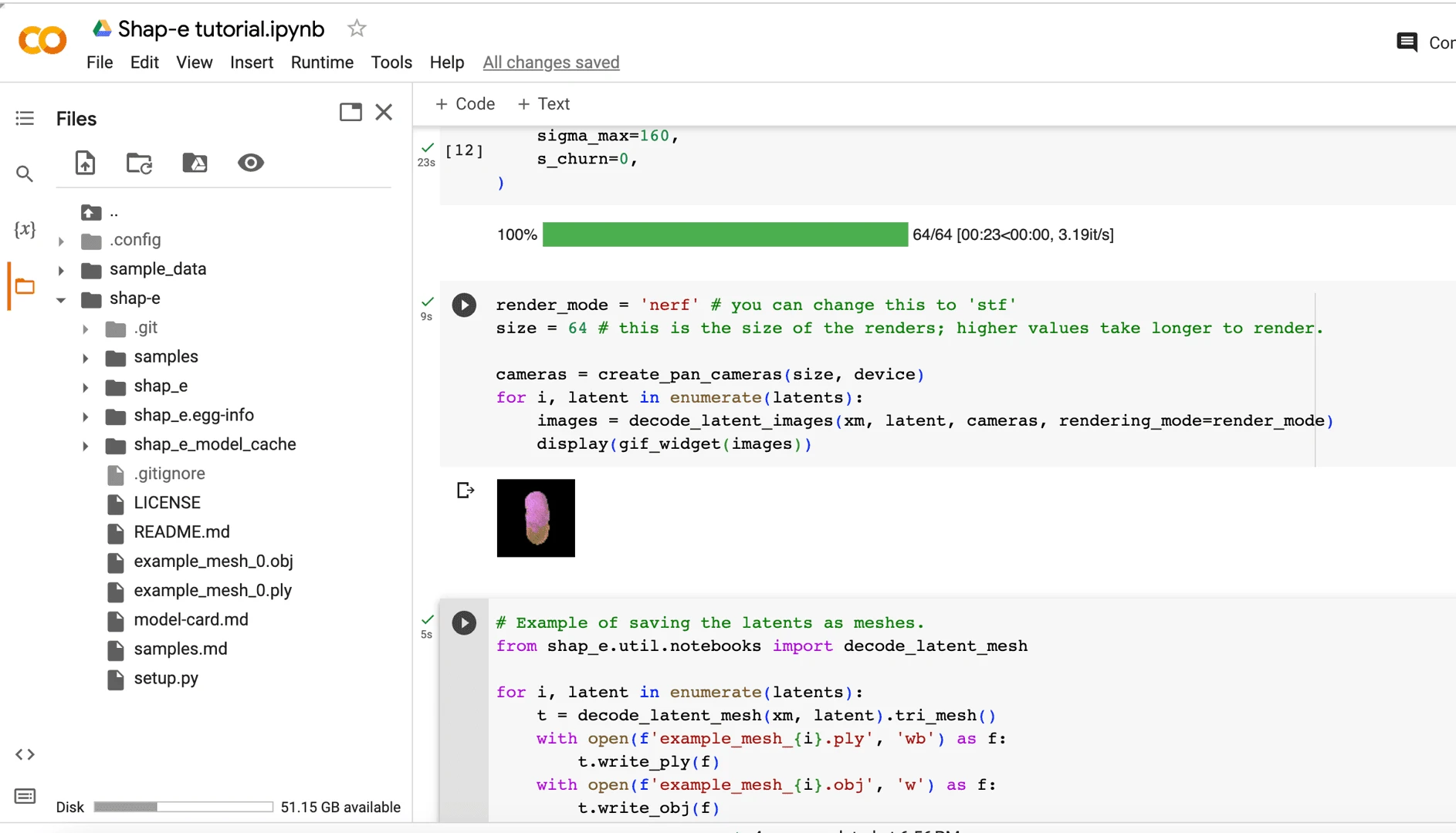 Shape-E 教程：如何利用 Shap-E 模型文本到3D和图像到3D生成 - 哔哩哔哩
