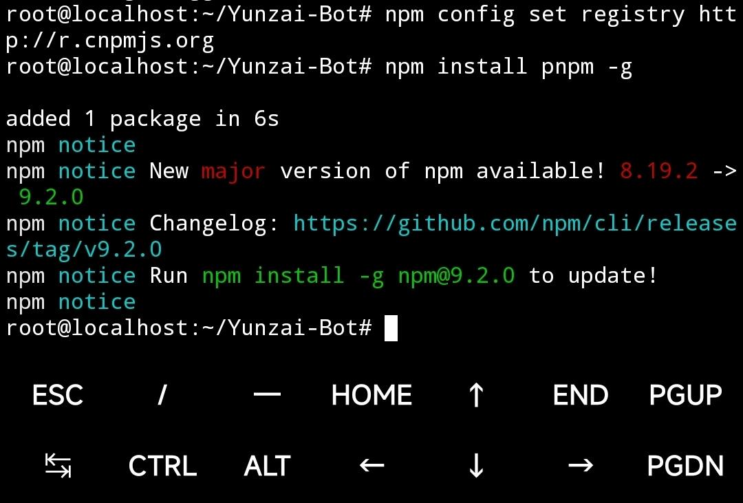 安卓手机部署Yunzai-Bot，小白适用个人修正，避免报错 - 哔哩哔哩