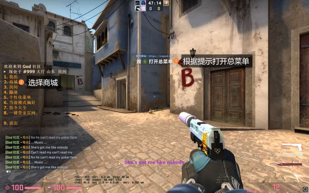 God社区 - Wolf社区 - CSGO 社区服 - God社区VIP有什么用? 社区服道具怎么购买？ - 哔哩哔哩