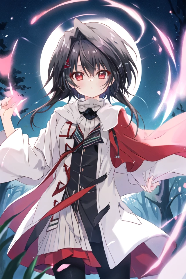 【AI绘图】【9-nine】night forest - 哔哩哔哩