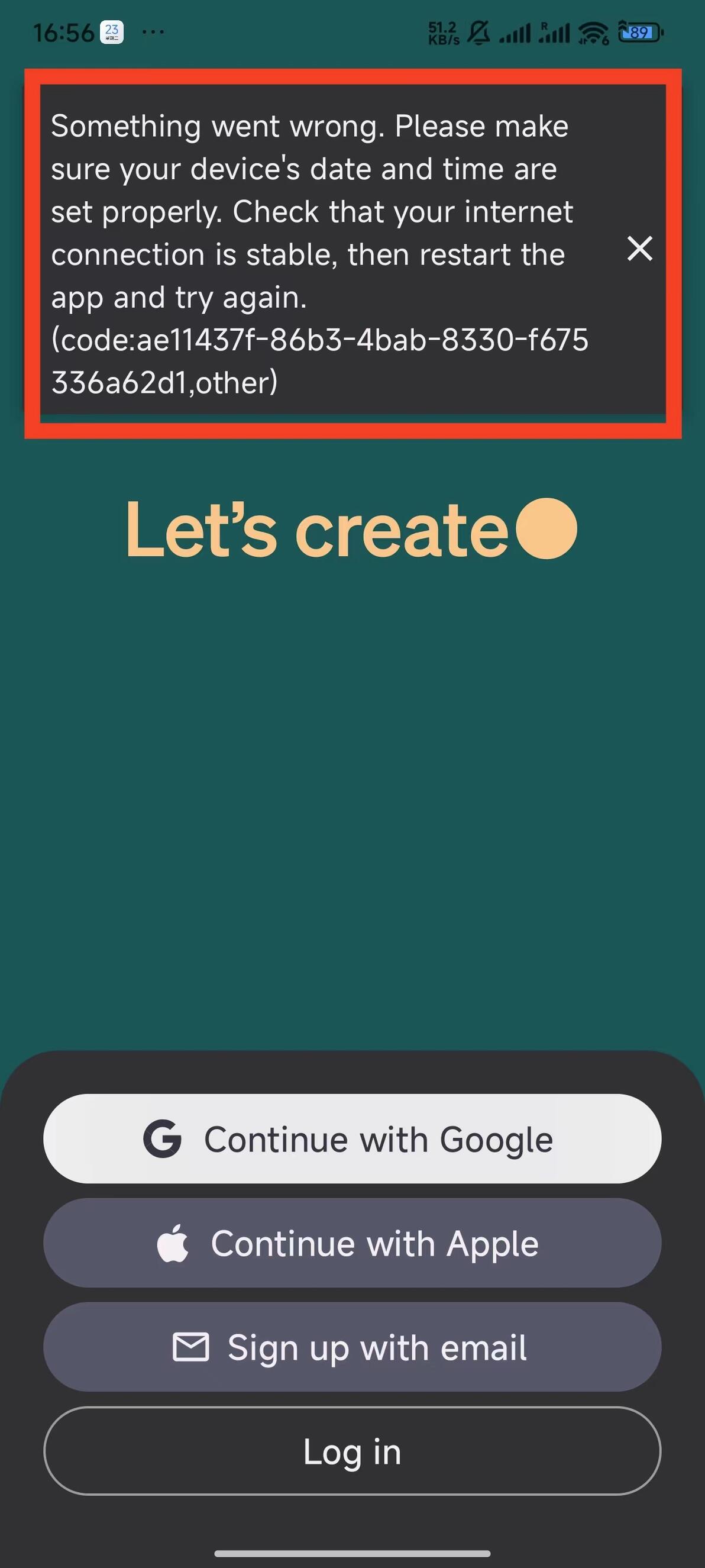 ChatGPT安卓端无法登录报错something went wrong. please make sure your device's d - 哔哩哔哩