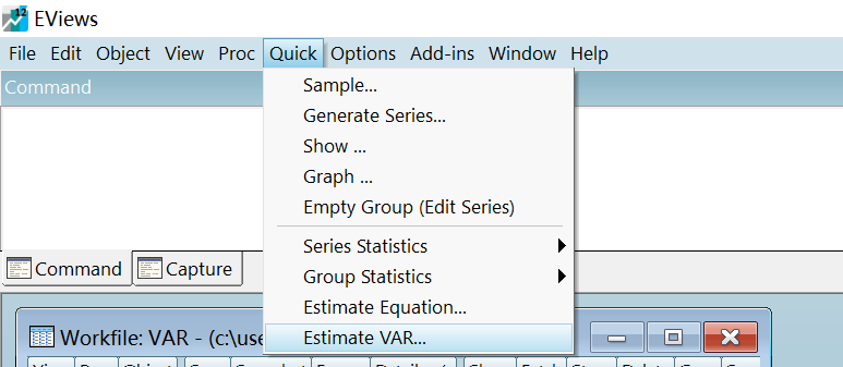 Eviews学学学（VAR模型） - 哔哩哔哩