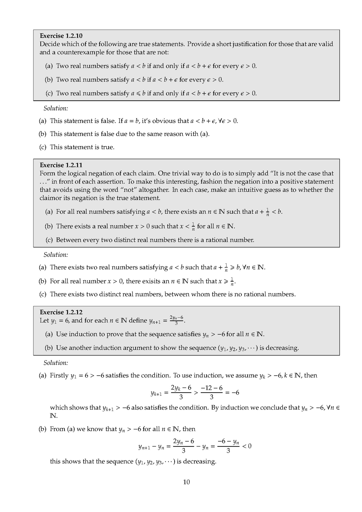 《Understanding Analysis》--Stephen Abbott习题解答--1.2节 - 哔哩哔哩