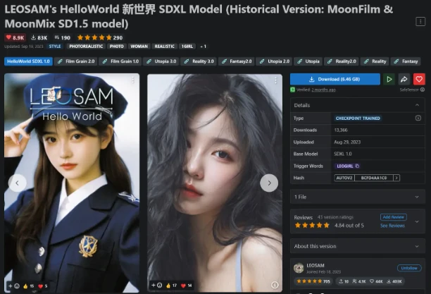 【模型介绍】新世界LEOSAM's HelloWorld 真人写实模型 - 哔哩哔哩
