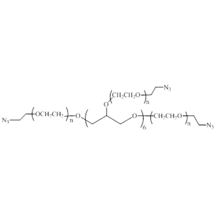 8-Arm-PEG-Azide 连接到一个六甘油核心的八个臂的每个末端具有叠氮 - 哔哩哔哩