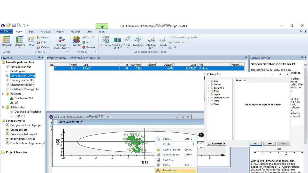 【菜鸟博士】Simca-P Pattern Recognition （PCA OPLS-DA HCA）操作说明 - 哔哩哔哩