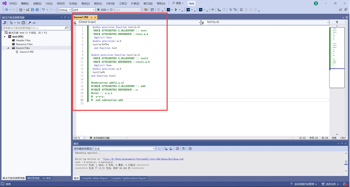 Matlab中通过DLL形式调用Fortran——一种目前成功的形式 - 哔哩哔哩