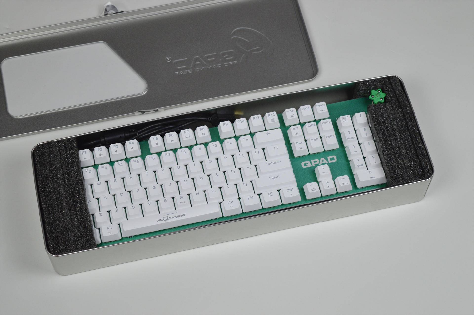 内置声卡，全新升级：QPAD新品背光机械键盘KC60开箱体验 - 哔哩哔哩