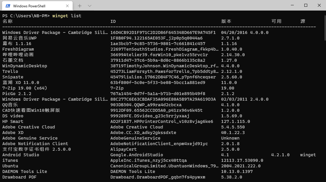 这或许是 Windows 上最好的包管理工具：Windows Package Manager 1.0 - 哔哩哔哩