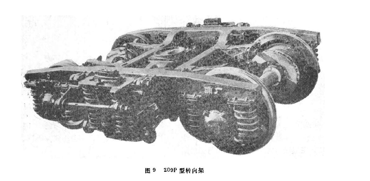 常见客车转向架介绍~209系列转向架 - 哔哩哔哩