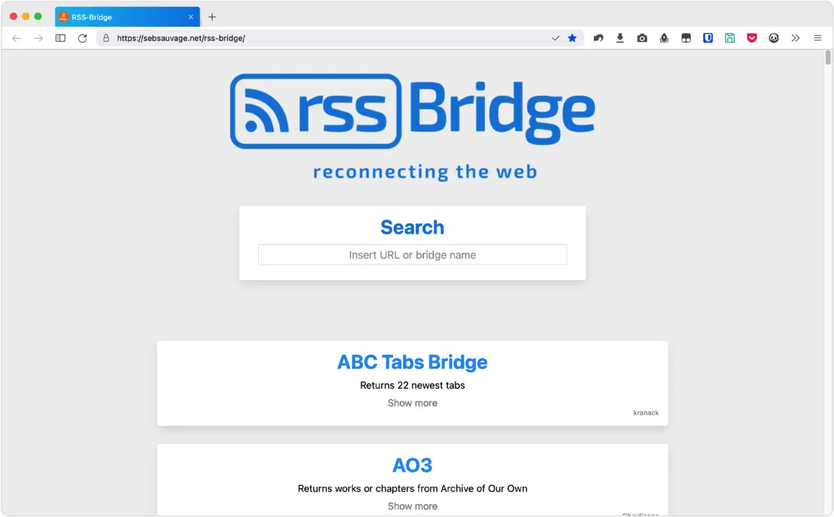 可能是目前最全的 RSS 源，公众号也有！ - 哔哩哔哩