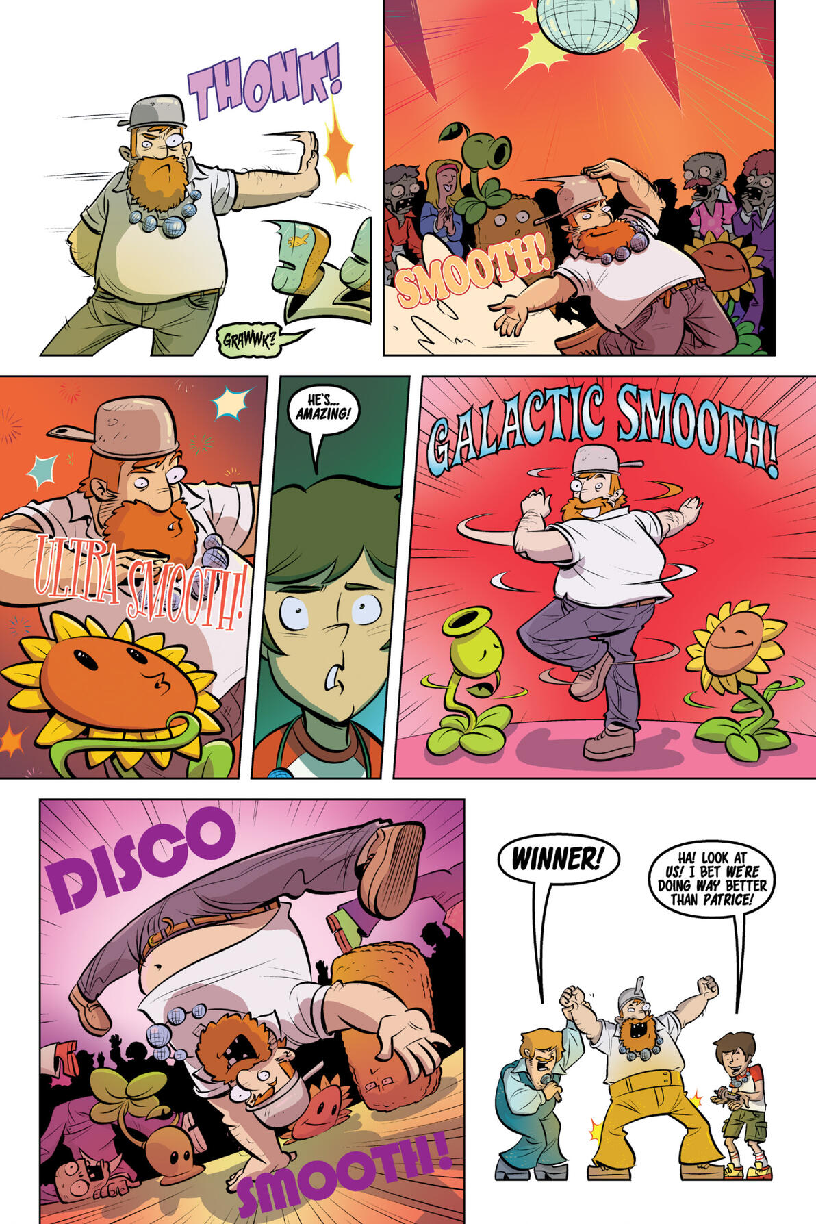 《Plants vs Zombies》（植物大战僵尸）漫画高清彩色电子扫描原版，合订本2 - 哔哩哔哩