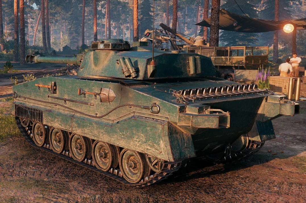 坦克世界新车超测数据：F系9金中坦Char murat和F系9金轻坦ERAC 105 Proto - 哔哩哔哩