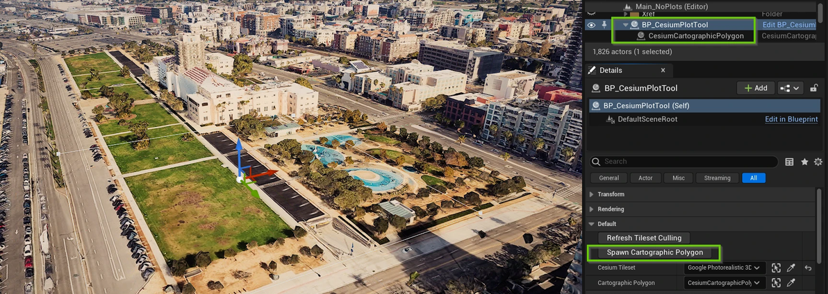 【UE5】使用Geometry Script和蓝图来快速替换CesiumTiles - 哔哩哔哩