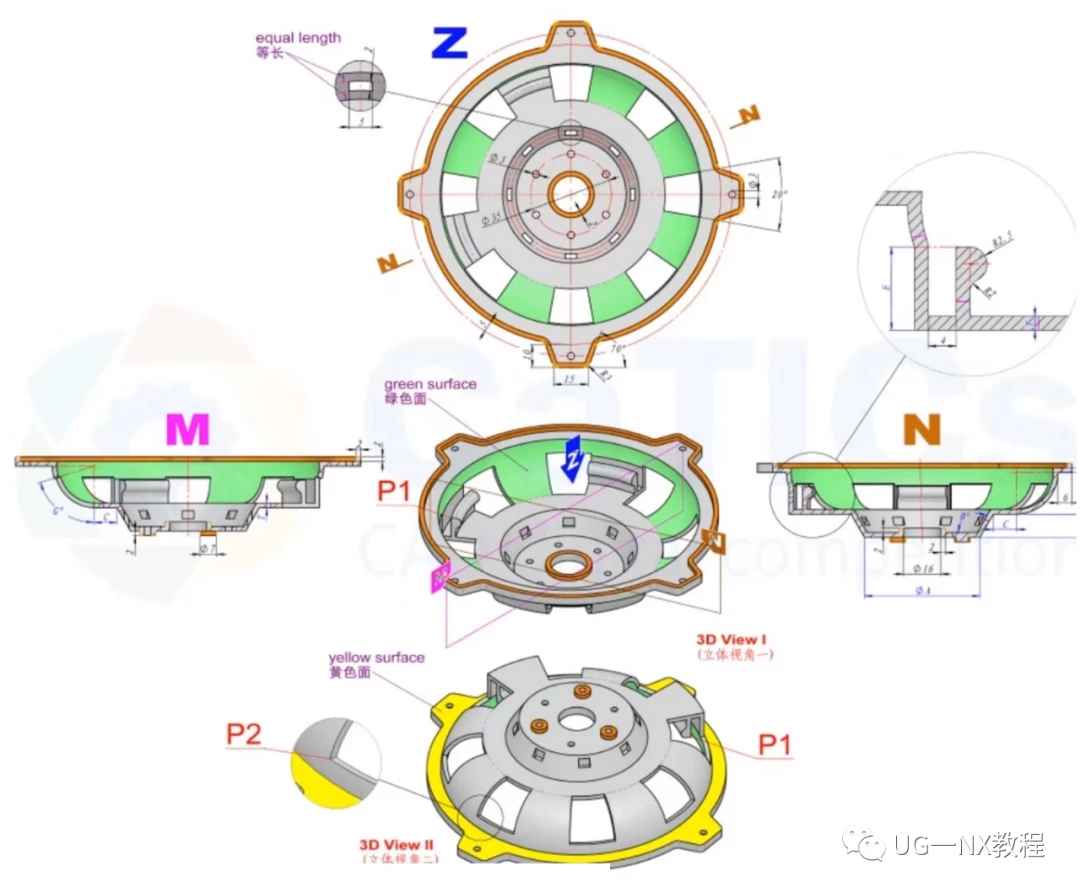 UG NX练习之大赛图合集来了，1-25届图纸分享 - 哔哩哔哩