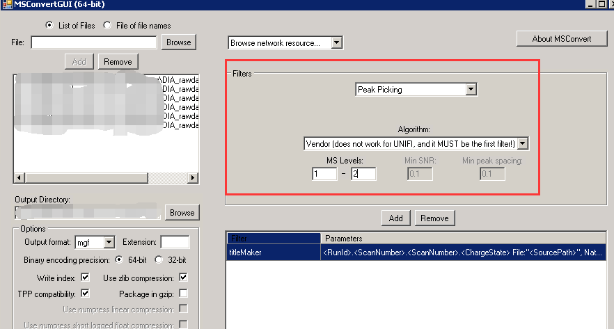 【菜鸟博士学习】【ProteoWizard MSConvert】质谱文件格式简介及其转换 - 哔哩哔哩