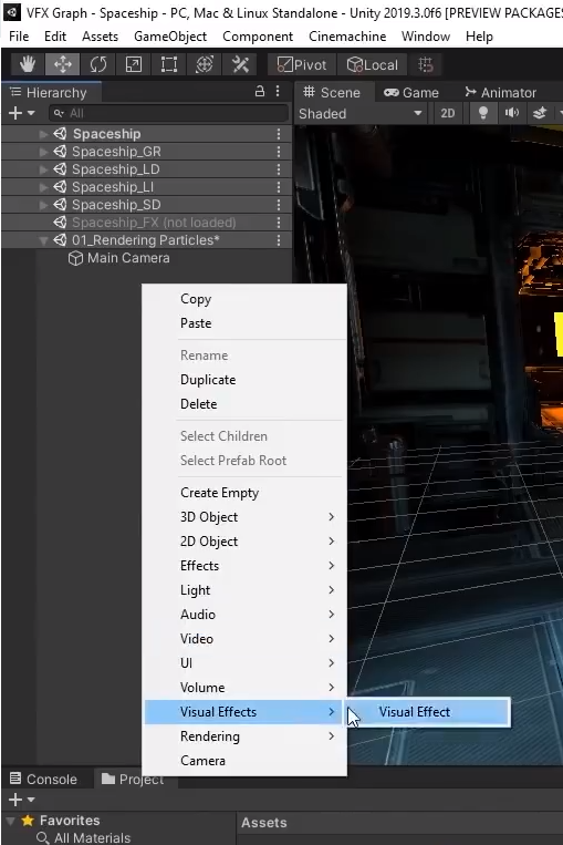 Unity学习笔记 Vol.72 使用 Visual Effects Graph 渲染粒子 - 哔哩哔哩