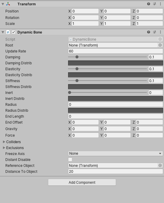 Dynamic Bone ——Unity 3D动态骨骼插件 - 哔哩哔哩
