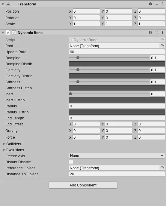 Dynamic Bone ——Unity 3D动态骨骼插件 - 哔哩哔哩