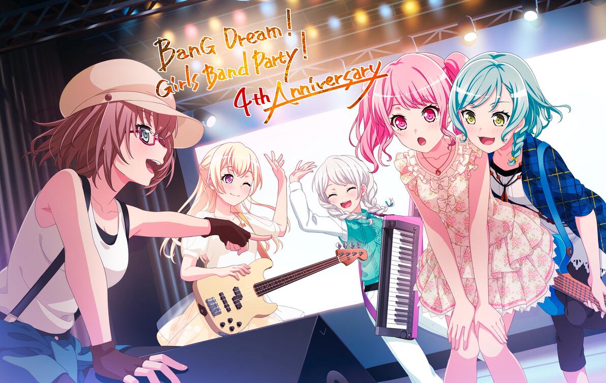 【BanG Dream!】手游周年贺图+登录主视觉图 - 哔哩哔哩