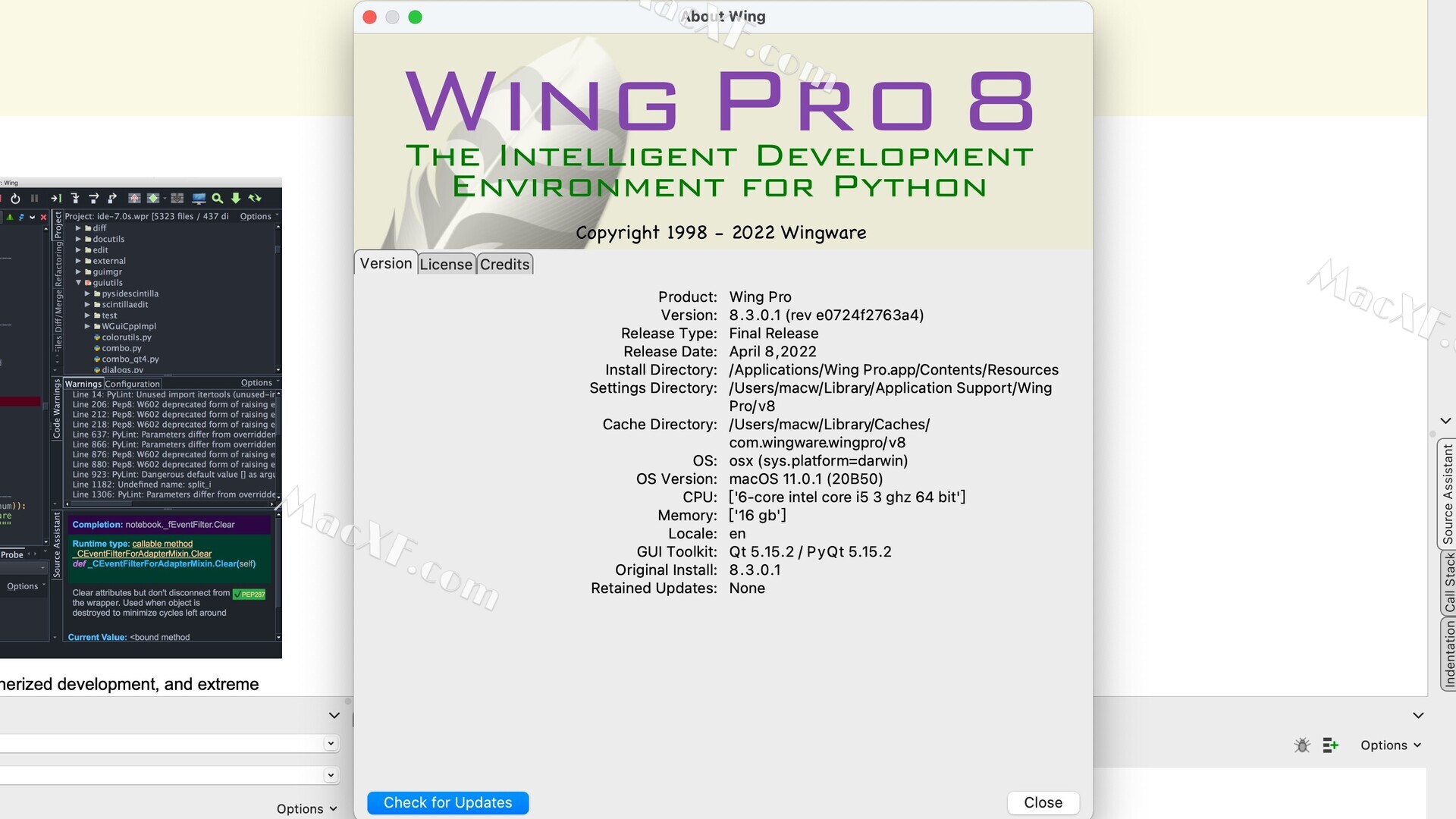 Python开发工具-WingPro 8 Mac - 哔哩哔哩