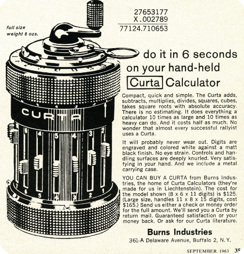 Curta机械计算器简介 - 哔哩哔哩