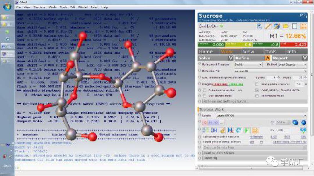 晶体结构解析软件Olex2详细安装教程（附安装包），以及使用教程！ - 哔哩哔哩
