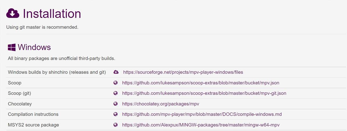 Win10上调用mpv播放浏览器视频 - 哔哩哔哩
