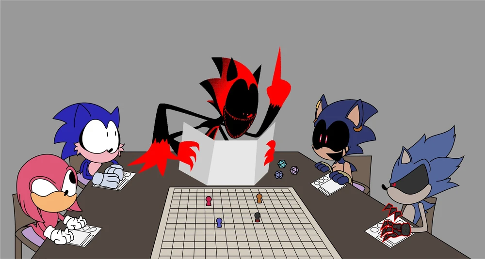 （补）『sonic.EXE』部分EXE插图，插画 - 哔哩哔哩