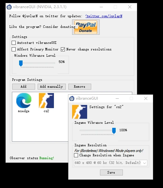 使用vibranceGUI拒当全局"数字振动控制"or"饱和度"小子 - 哔哩哔哩