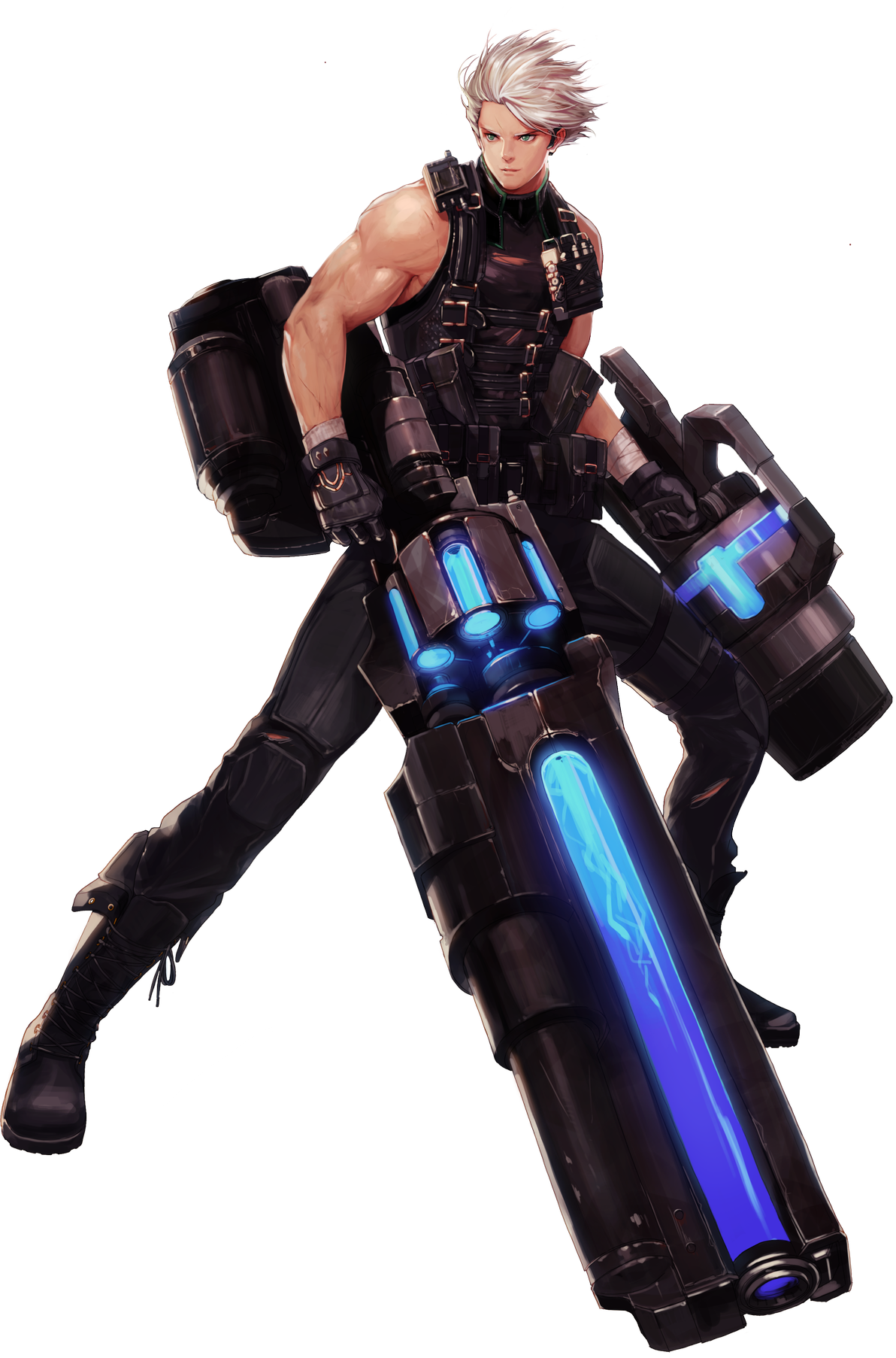 【收藏向】DNF全职业原画立绘(神枪手-男)（第三期） - 哔哩哔哩