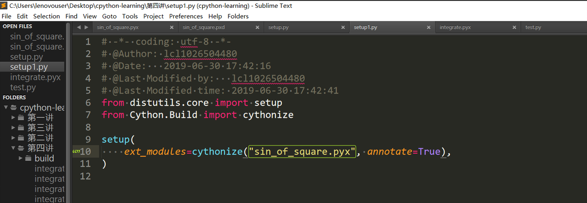 Cython学习四：扩展类型和.pxd文件 - 哔哩哔哩