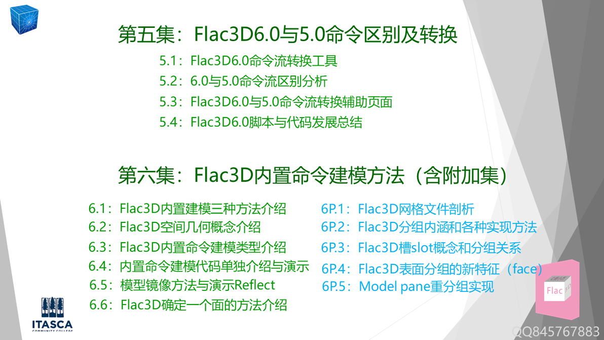 Flac3D教程视频目录，Flac3D教材下载，Flac3D6.0视频，Flac3D教程下载，Flac教程网盘 - 哔哩哔哩