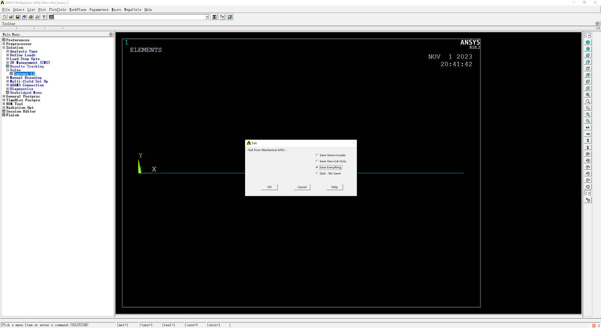 ANSYS生成梁单元矩形梁并导入SIMPACK生成fbi文件 - 哔哩哔哩