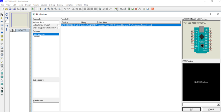 PROTEUS V2.0 的 ARDUINO NANO 库 - 哔哩哔哩