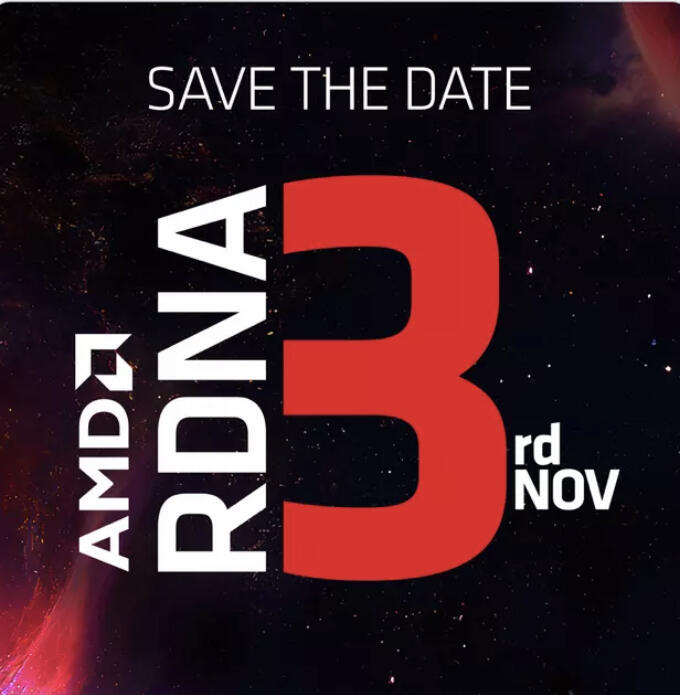 AMD官宣将于11月3日发布RDNA3架构显卡 - 哔哩哔哩